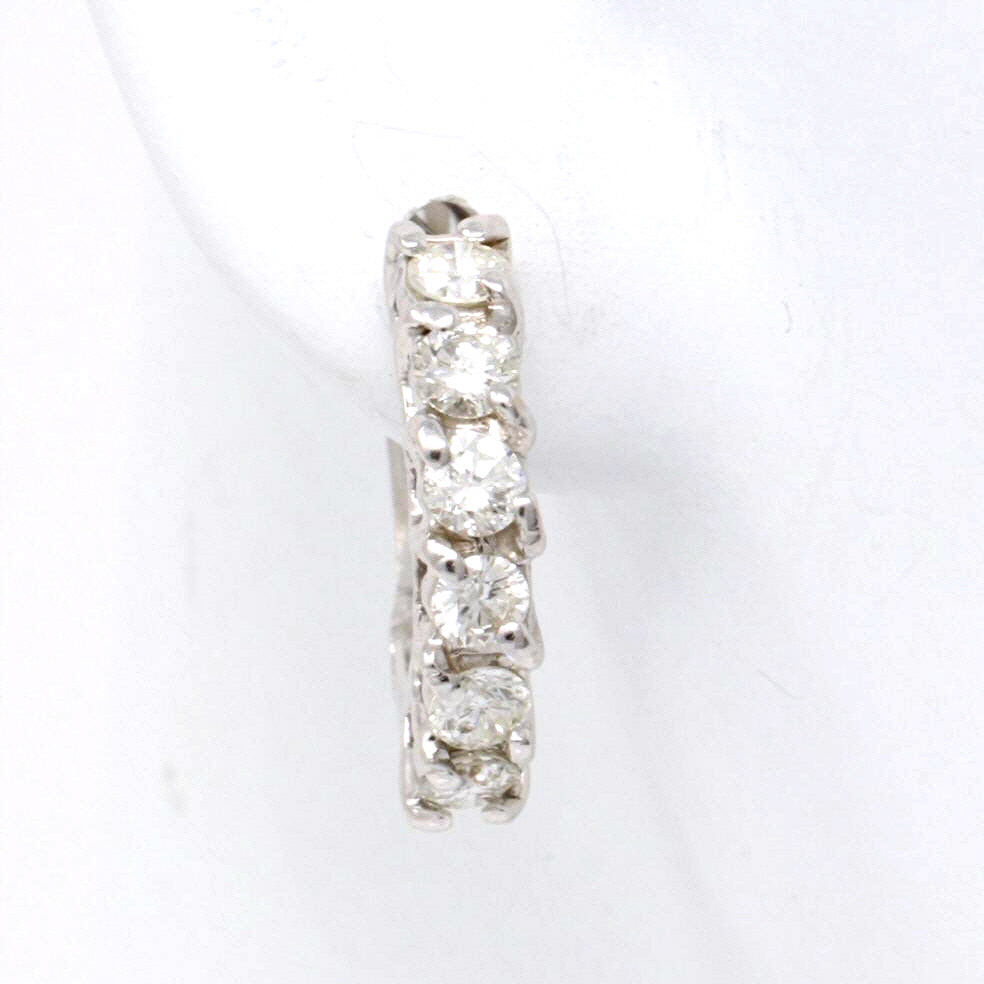 Chunky Diamond Hoops (1.30 Ct) | MonCheri Diamonds